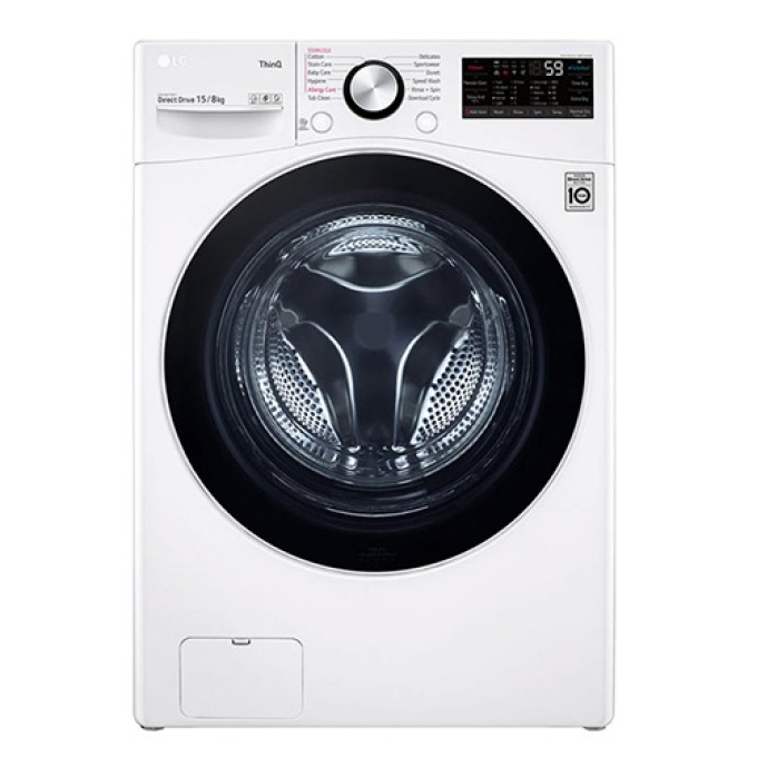 Máy giặt sấy LG Inverter 15 Kg F2515RTGW